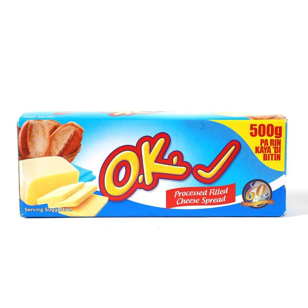 OK PROCESSED FILLED CHEESE 500G – PalawanOnline.ph